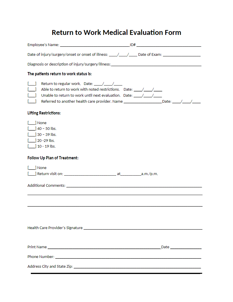 Medical Forms Template: Definition, Main Types, and Use Cases